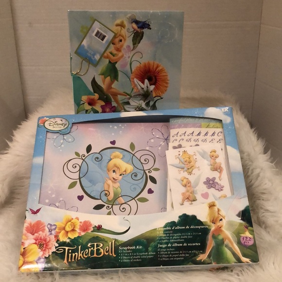 Disney | Other | Tinkerbell Scrapbook Kit And Photo Album Setnwt | Poshmark